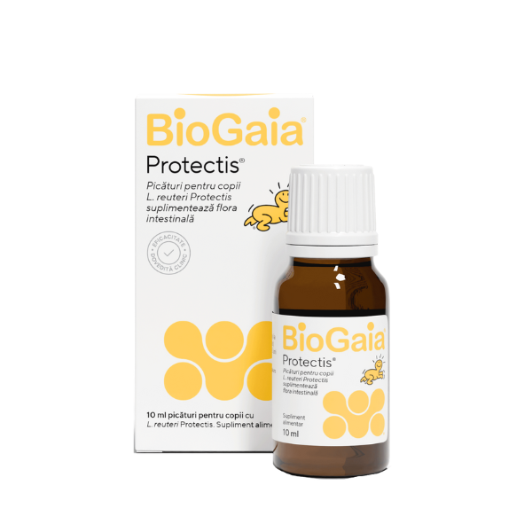 Protectis picaturi probiotice pentru copii, BioGaia | 10 ml - Medimfarm ...
