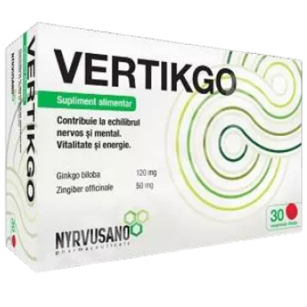 Vertikgo, Nyrvusano Pharmaceuticals | 30 comprimate - Medimfarm ...