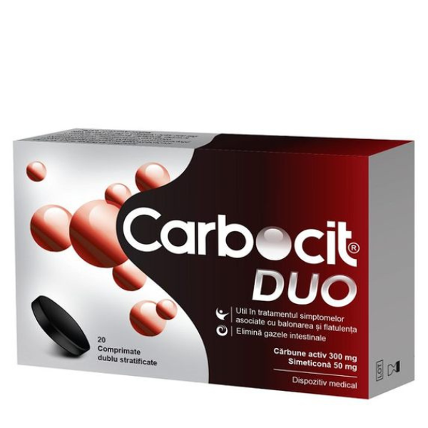 Carbocit DUO, Biofarm | 20 comprimate dublu stratificate - Medimfarm ...