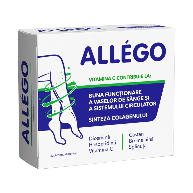 Allego, Fiterman | 30 comprimate filmate - Medimfarm - Farmacie Online