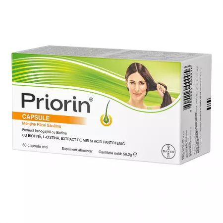 Priorin, Bayer | 60 capsule - Medimfarm - Farmacie Online